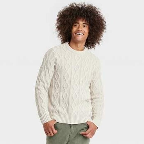 Goodfellow & Co | Sweaters | Goodfellow Co Cable Knit Pullover Sweater ...